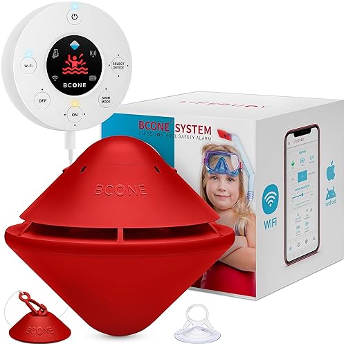 BCONE® Pool Alarm by Lifebuoy® | ASTM F2208 Certified | Floating Safety ...