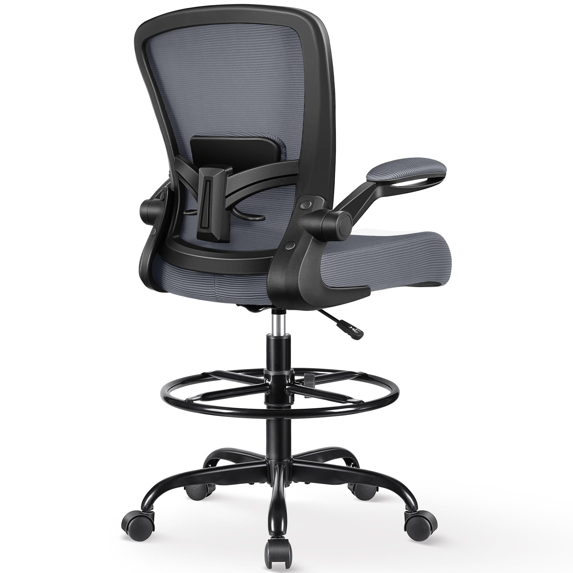 FelixKing Drafting Chair Ergonomic Tall Office Chair, Breathable Mesh ...