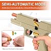 Soft Bullet Toy Gun - Stress Shot with Semi-Automatic Mode, Realistic ...