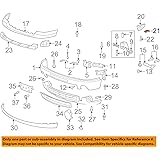 Amazon.com: 25 M4.2-1.41 (#8) Front Bumper Specialty Nuts For GM ...