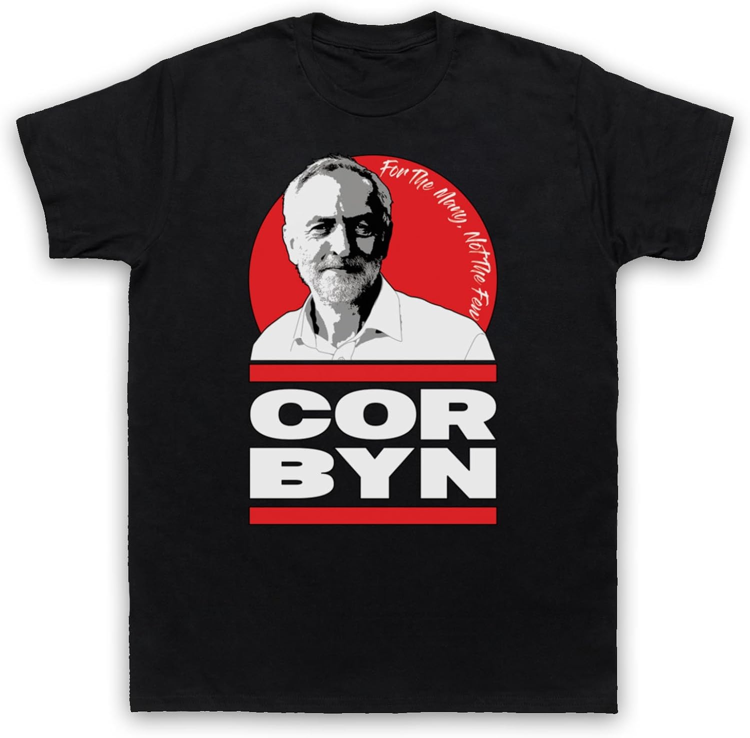 Jeremy Corbyn for The Many Not The Few Labour Leader Mens T-Shirt ...