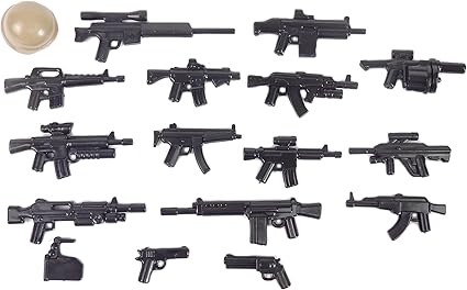 BrickArms Modern Combat Assault Weaponpack, Custom Guns for LEGO ...