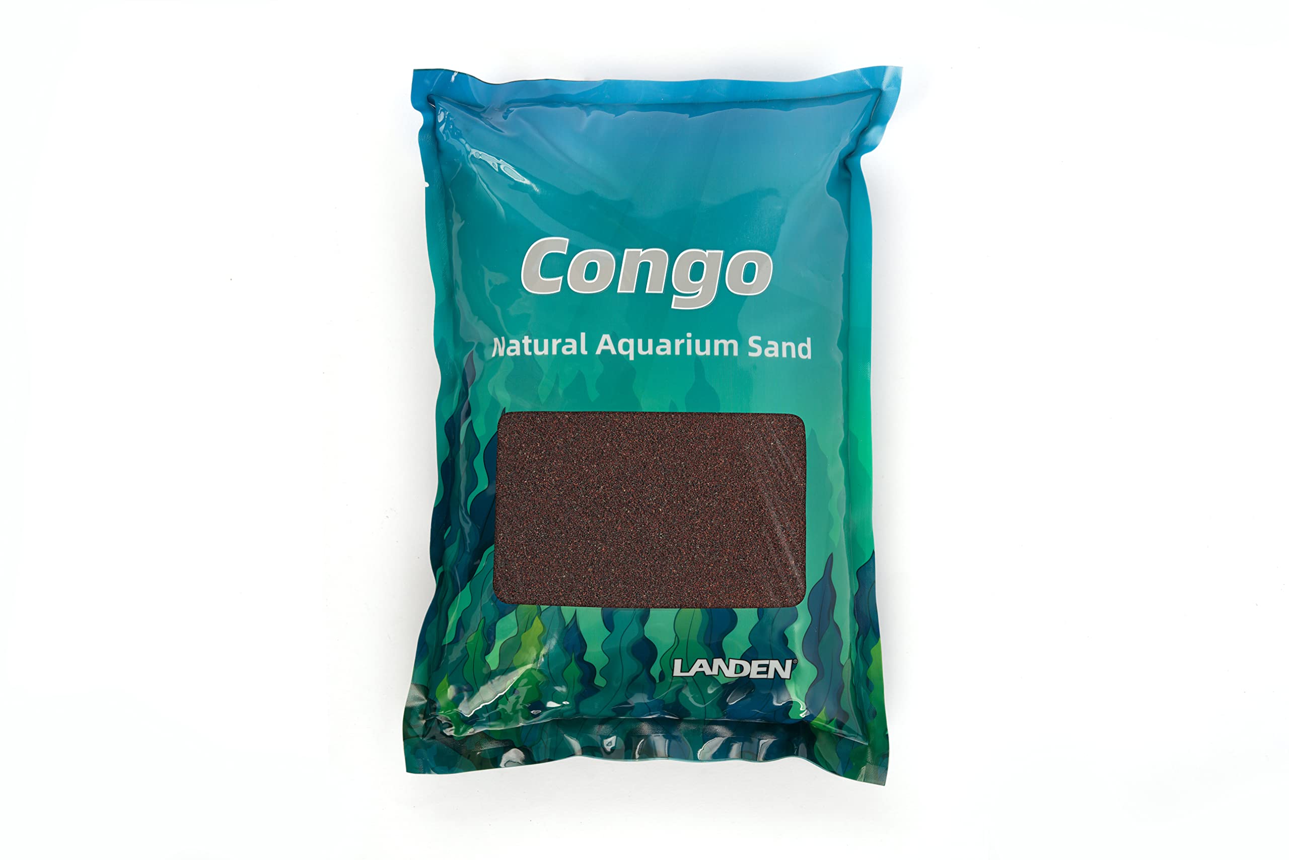 LANDEN Congo Aquascape Sand for Aquarium Landscape 2L(9lbs), Brown ...
