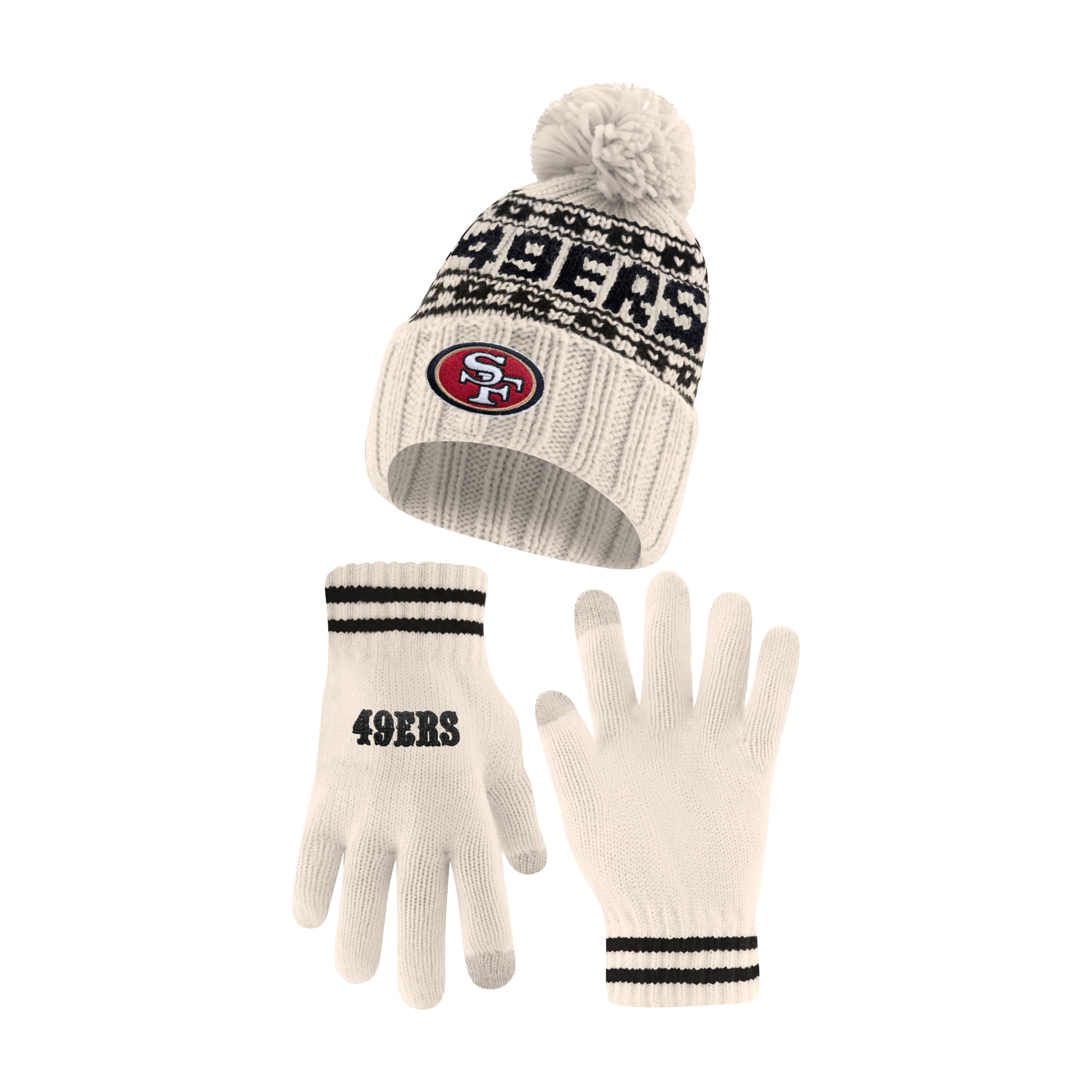 49ers Beanie And Gloves