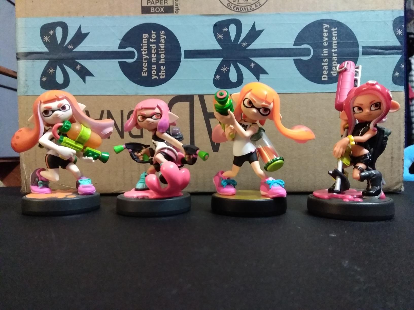 $10/mo - Finance Nintendo Splatoon Series - Octoling Amiibo 3-pack - Switch | Buy Now, Pay Later