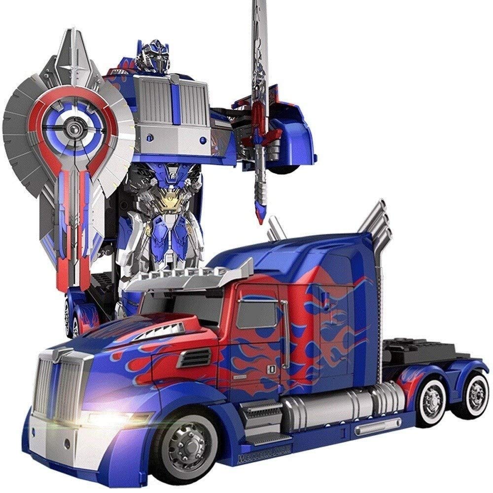 Buy AIOJY Truck Deformation Optimus Prime RC Toy Transforming Robot ...