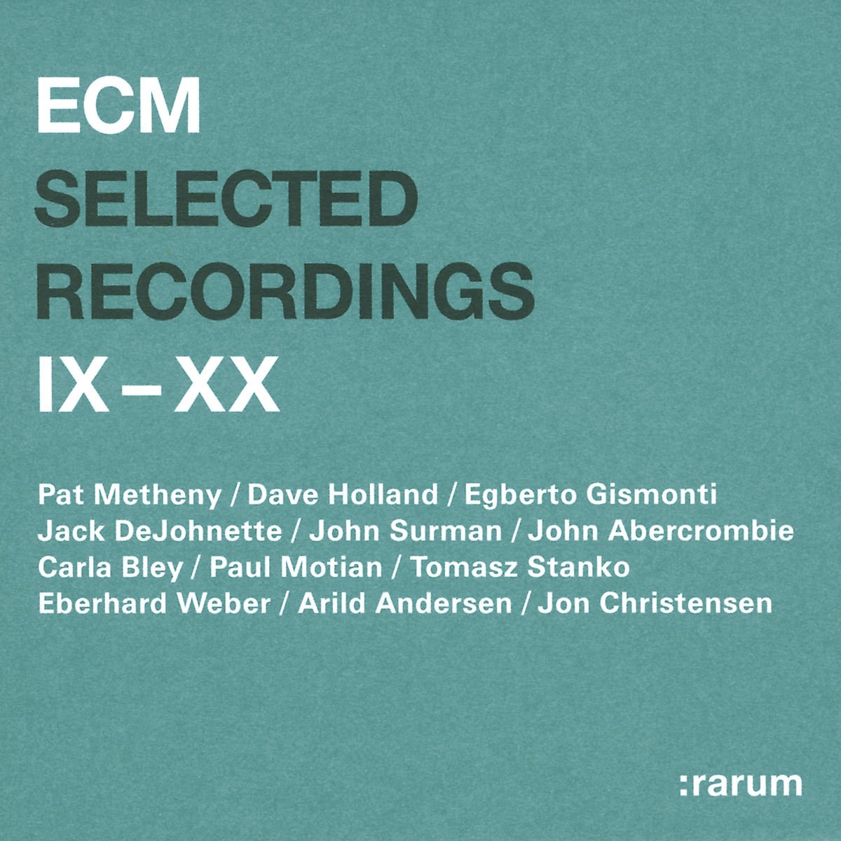 VARIOUS ARTISTS - ECM Selected Recordings, Vol. 9-22 - Amazon.com Music