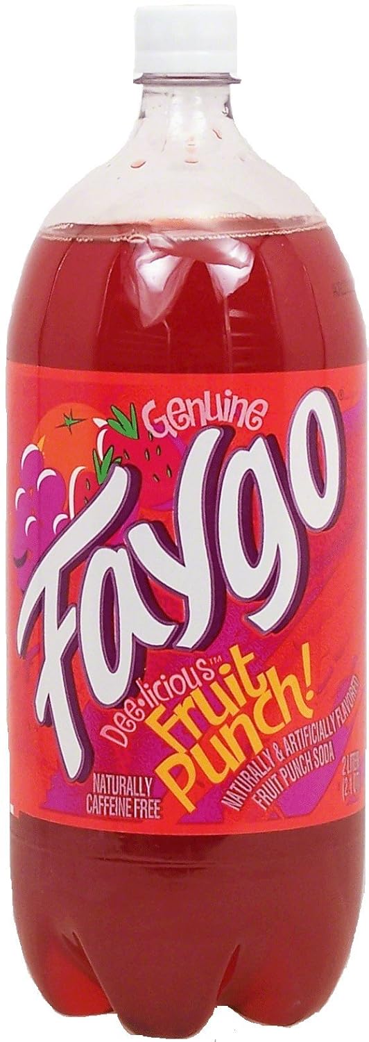 Amazon.com : Faygo Fruit Punch soda pop 2-liter plastic bottle : Soda ...