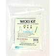 Amazon.com : Wicks KIT,Cotton Thread 10 ft with 5 Piercing Head ...