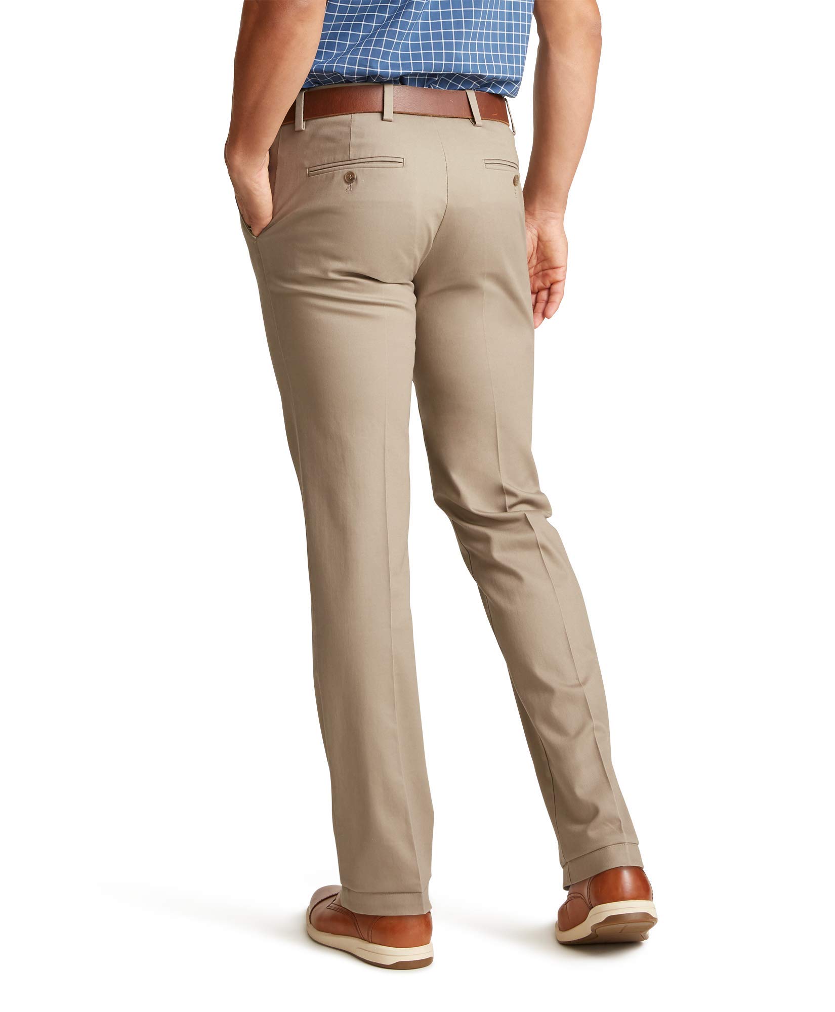 Dockers Men's Straight Fit Signature Lux Cotton Stretch Khaki Pant ...