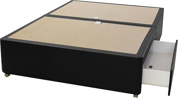 Sweet Dreams Amber Divan Bed Sprung Edge Base with 2-Storage Drawers ...