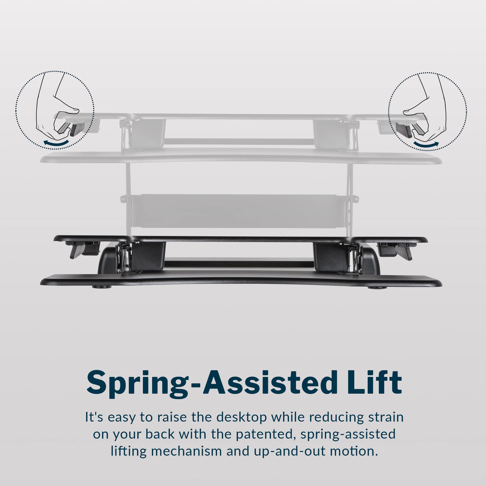 Vari - VariDesk Pro Plus 36 - Dual Monitor Standing Desk Converter ...