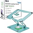 Amazon.com: Uncaged Ergonomics Swivel Laptop Stand for Desk, Adjustable ...