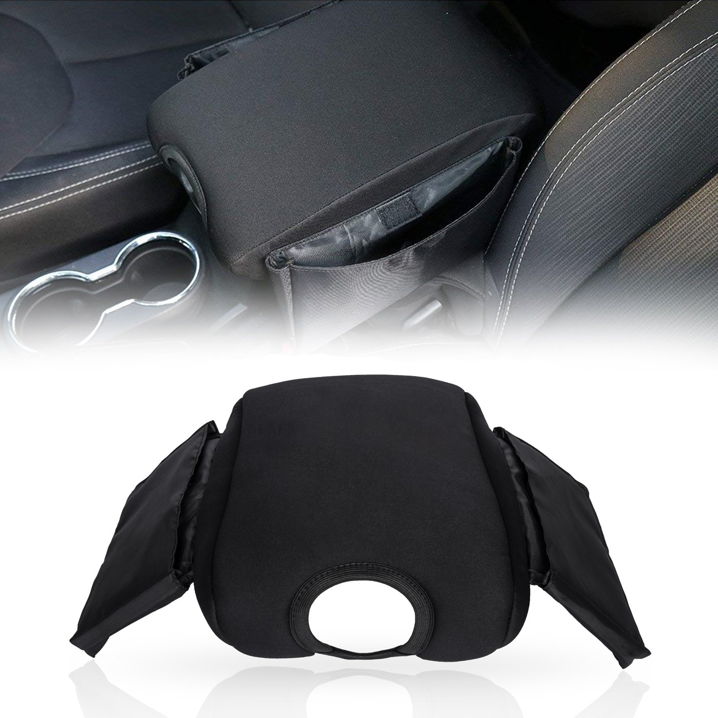 Amazon.com: Center Console Armrest Pad Cover Neoprene Protector Cushion ...