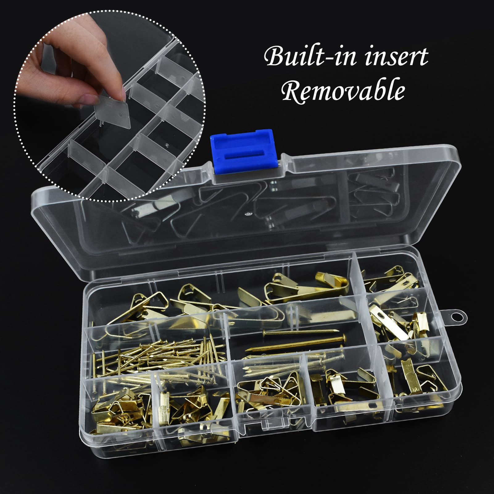 Mua Karjiaja 3 Stück Plastik Sortierbox, Einstellbar Fächer ...