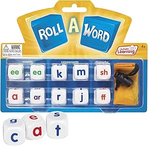 Amazon.com: Junior Learning Roll-A-Word Dice: Toys & Games