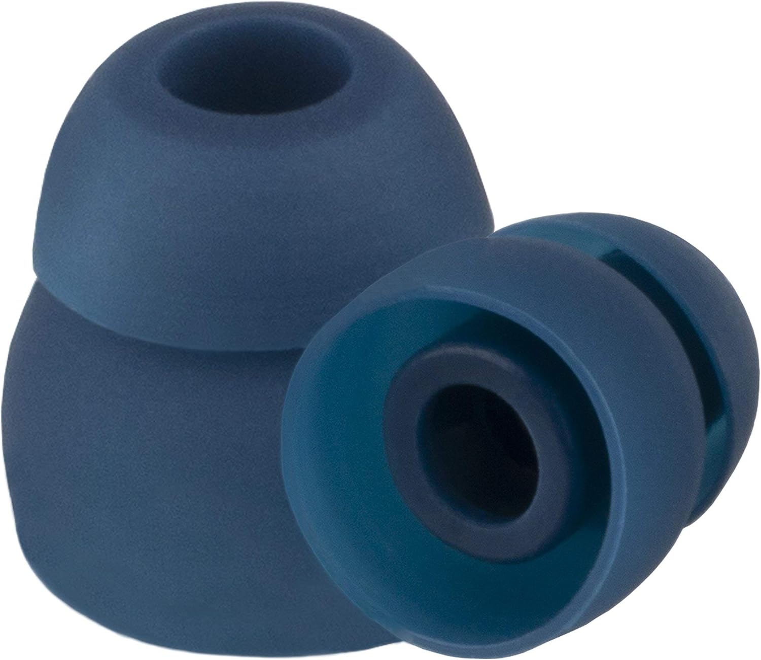 Xcessor Dual Flange Conical Replacement Silicone Earbuds 4 Pairs (Set ...