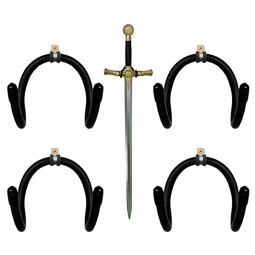 YYST Mini Adjustable Sword, Wall Hook Display Hanger Wall Mount for ...
