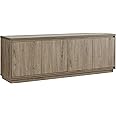 Amazon.com: Henn&Hart Presque TV Stand, 68" Wide,Grey : Home & Kitchen