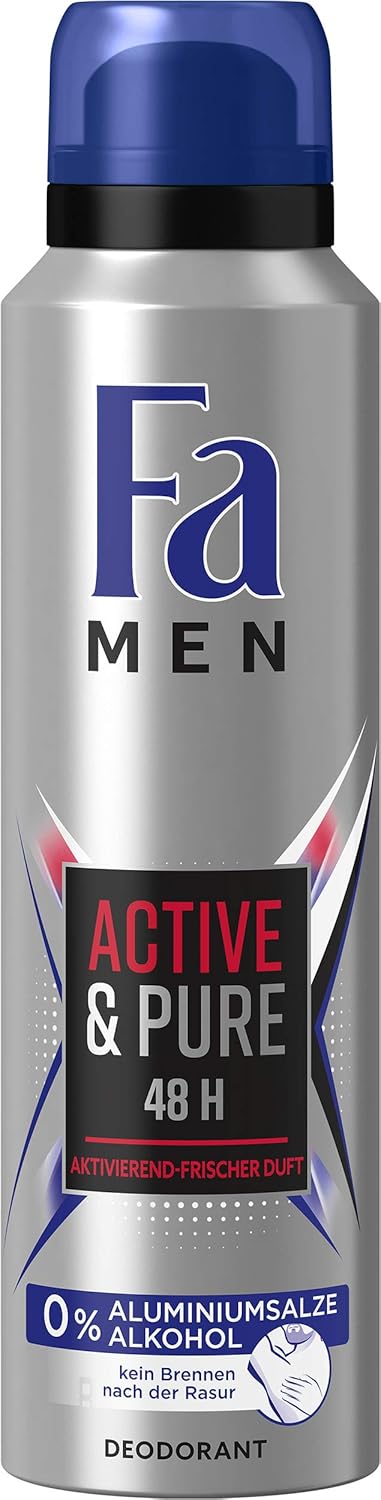 Fa Men Active und Pure 48h Deospray, 6er Pack (6 x 150 ml): Amazon.de ...