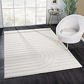 Amazon.com: LUXE WEAVERS Modern Geometric Gray 8x10 Area Rug, Abstract ...