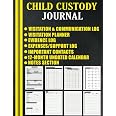 Child Custody Journal: Track Visitation, Evidence, Communication ...