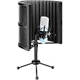 Amazon.com: Neewer Tabletop Compact Microphone Isolation Shield with ...