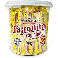 Paçoca Rolha Tradicional Pote C/56 Un Dacolonia : Amazon.com.br ...
