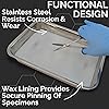 Eisco Labs - Metal Dissecting Tray with Wax, 12x9x2" - Stainless Steel ...