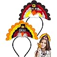 Amazon.com: Wittocs 2 Pack Thanksgiving Turkey Headbands Turkey Costume ...