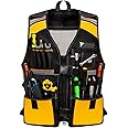 Amazon.com: Tool Vest Electrician, Hi Vis Work Tool Vest for Men ...