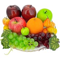 Amazon.com: Fake Fruits, 22 Pcs Artificial Fruits for Decoration ...