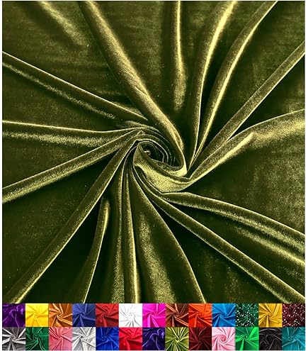 Peacock Feather Velvet Fabric