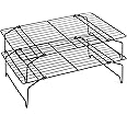 Amazon.com: Stackable Cooling Rack Set, P&P CHEF 2-Tier Nonstick Wire ...