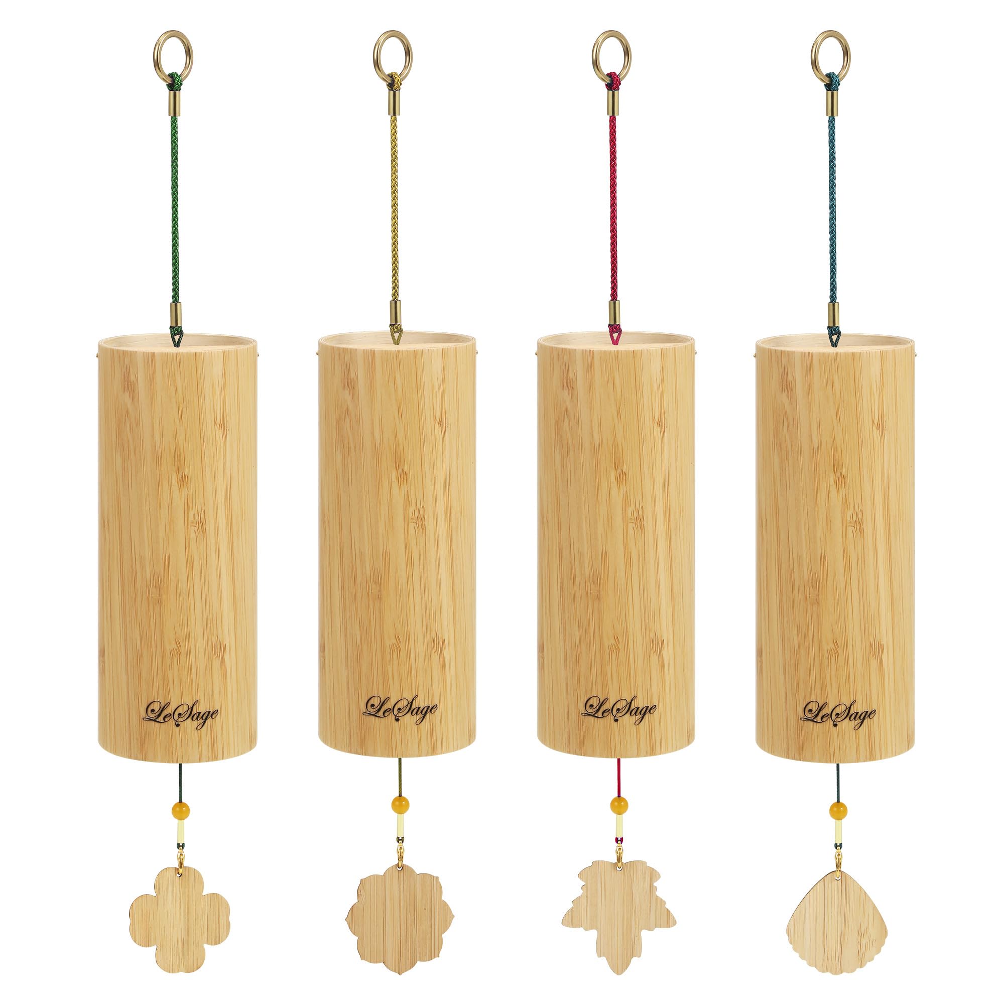 LeSage Bamboo Wind Chime Indoor Sound Therapy Instruments Buddha ...