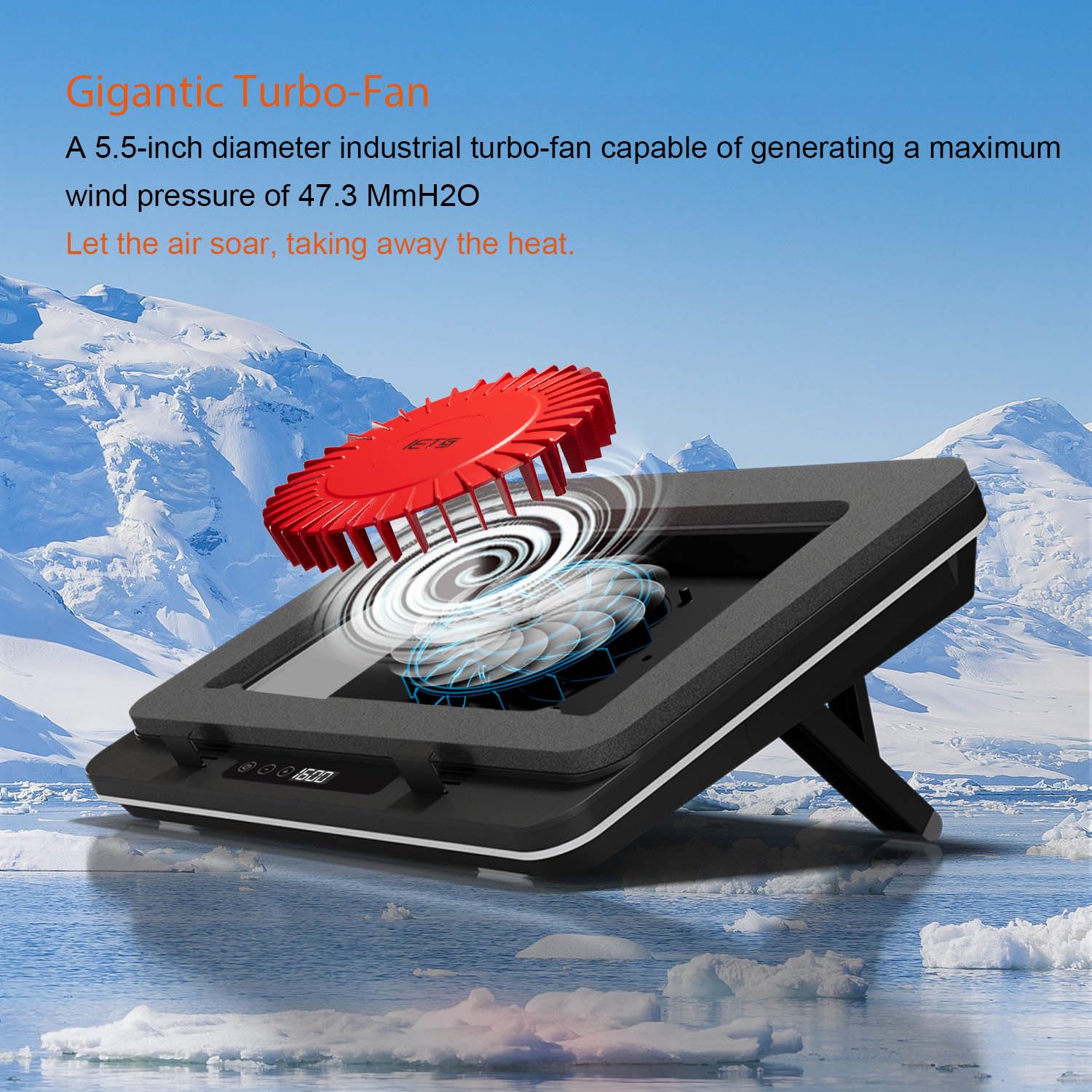 Mua IETS GT600 Laptop Cooling Pad Equipped Gigantic Turbo-Fan（5.5inch ...