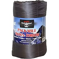 Amazon.com: Double Black Diamond Packable Down Throw, Storm ...