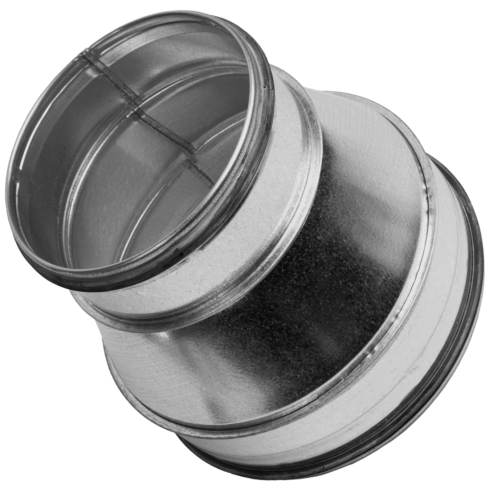 Vent Systems 8" Inch to 6" Inch Galvanized Steel Duct Reducer with ...