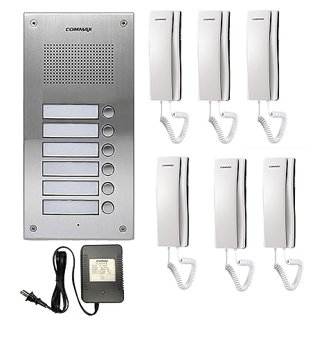 Commax 6-Apartment Building Audio Intercom Set in Saudi Arabia | Whizz ...