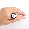 JewelryWe Men Women Finger Watch Round Analog Quartz Finger Ring ...