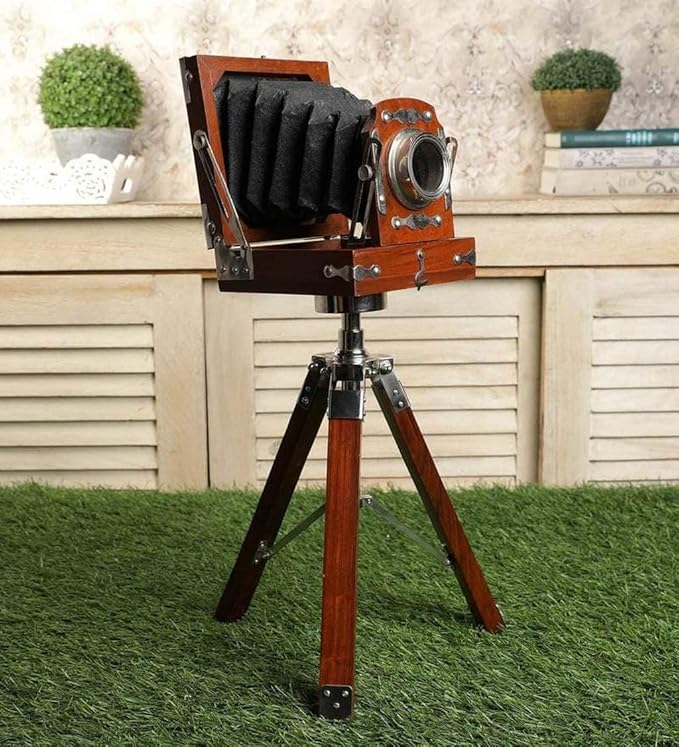 UNIVERSAL Antique Looks Old Time Retro Phot Dography Wooden,Stand ...