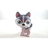 Amazon.com: Husky #1012 (White, Tan Accents, Blue Eyes) - Littlest Pet ...
