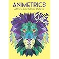 Amazon.com: Animetrics: A Striking Color-By-Sticker Challenge ...