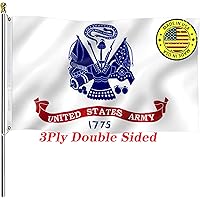 Amazon.com : Army Flags 3x5 Outdoor Double Sided Heavy Duty United ...