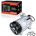 Amazon.com: Air Conditioning Compressor & A/C Clutch forAir Conditioner AC Compressor with ...