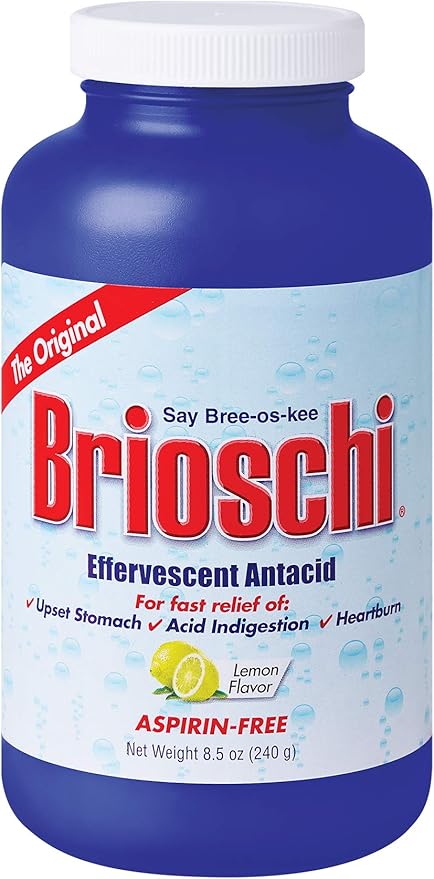 Brioschi Effervescent 8.5oz Bottle The Original Lemon Flavored Italian ...