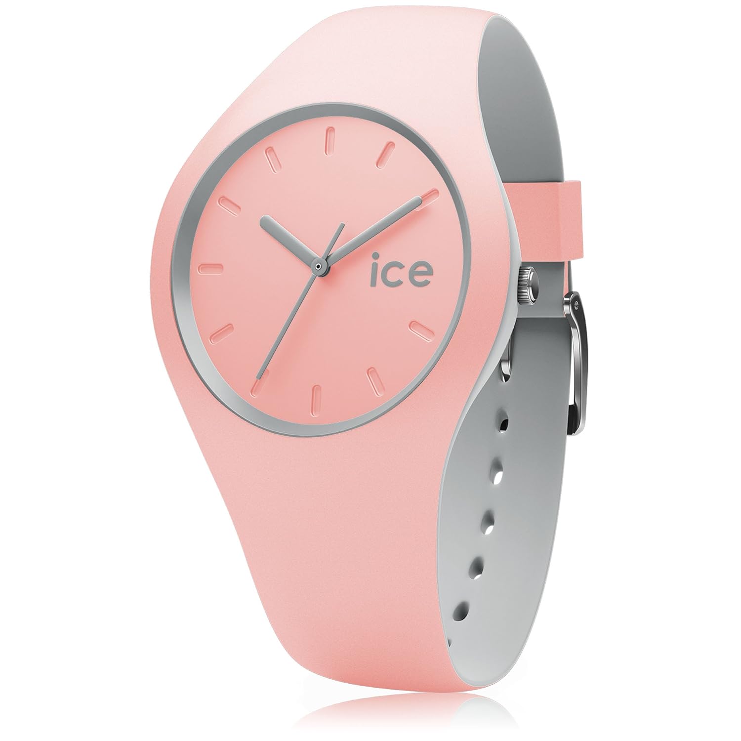 Ice-Watch - Ice Duo Pearl Blush - Women's Wristwatch with Silicon Strap ...
