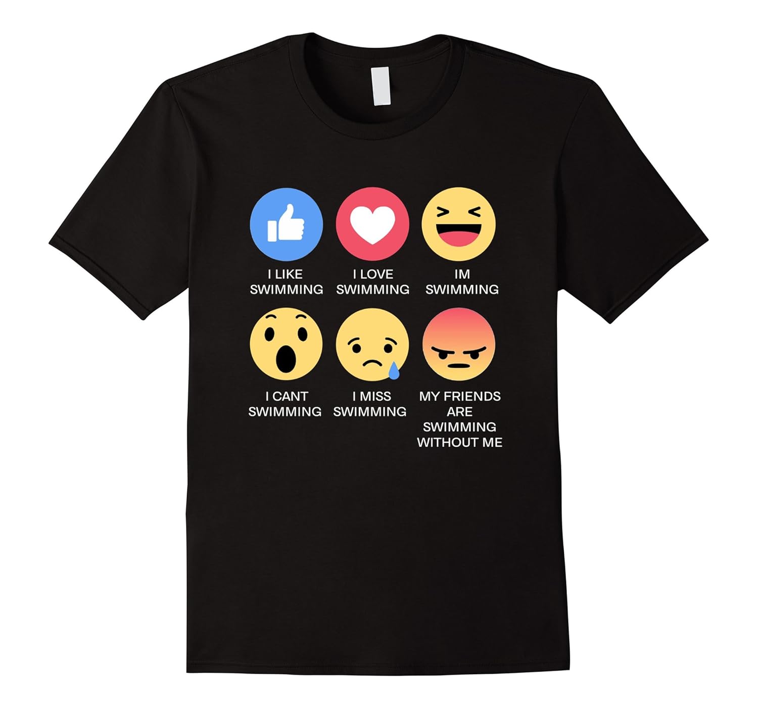 Swimming Emojis T-Shirt-Art – Artvinatee