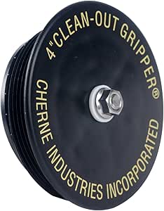 Cherne 270188 Clean-Out 4 Mechanic Gripper Plug, 4"" - Hardware Plugs ...