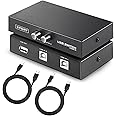 Amazon.com: 2 Ports USB 2.0 Selector Switch for PC Sharing Switcher Box ...